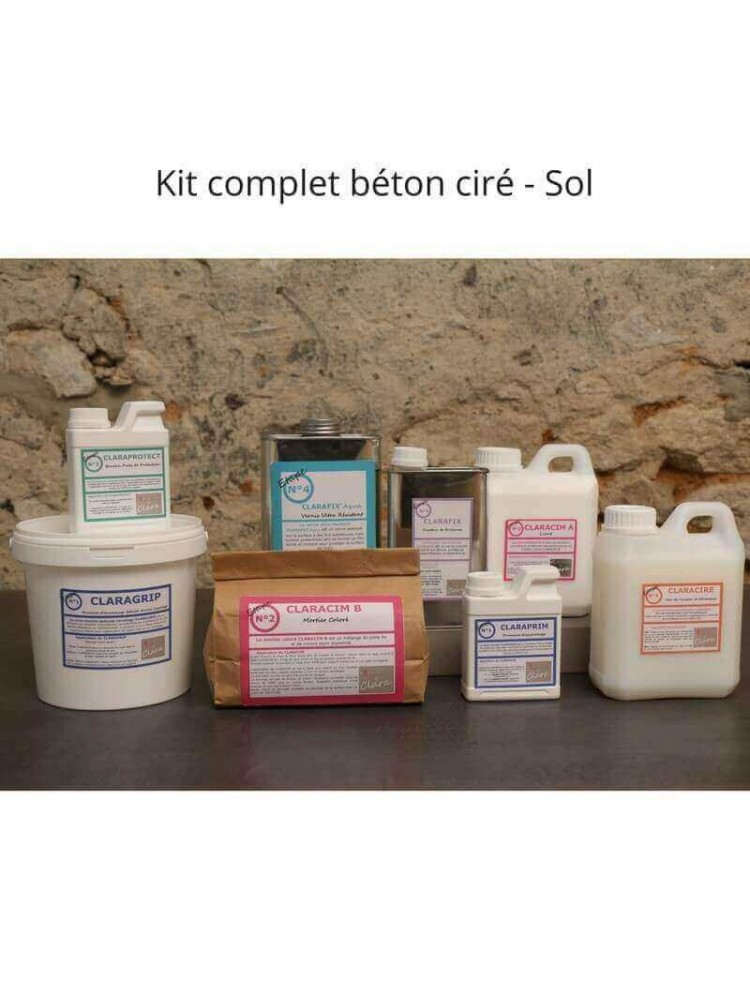 Kit béton ciré mural - Transformez vos murs intérieurs en béton ciré